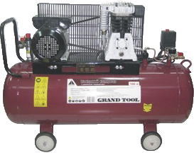 Компресор Grand Tool 100 л, 2.2 кВт купити онлайн, ціна 17700 грн | svarka-ua.com!